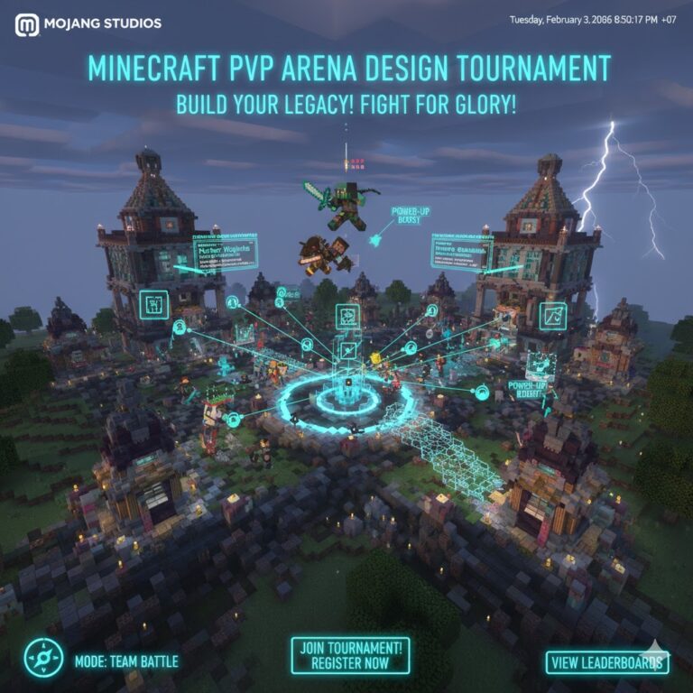 Minecraft PvP Arena Design Tournament 1.21
